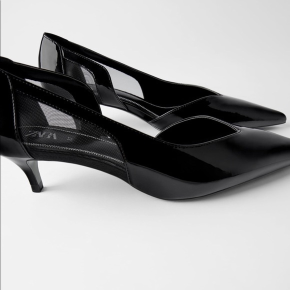 Zara | Shoes | Patent Kitten Heels | Poshmark